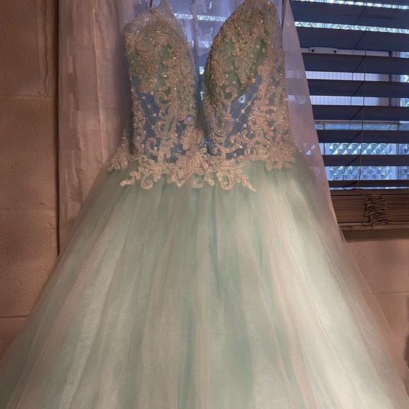 Tiffany Designs | Dresses | Elegant Teal Prom Dress | Poshmark
